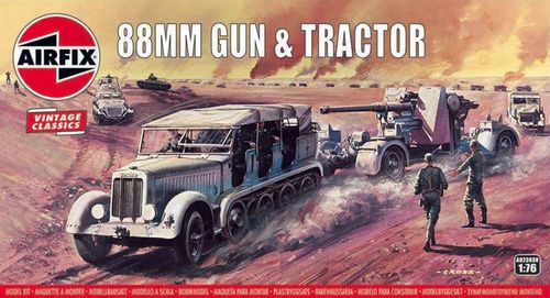Airfix 02303V 88mm Flak Gun& Tractor
