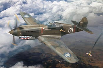 Bronco FB4006 Curtiss P-40C (Hawk 81-A2) AVG "Flying Tigers"