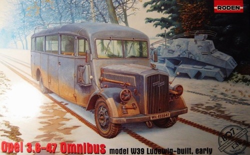 Roden 807 Opel 3.6-47 Omnibus, model w39 Ludewig-built, early