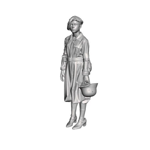 3d Scale Model Universe 35F025 Polish Volunteer Auxiliary Girl - Warsaw Uprising August 1944