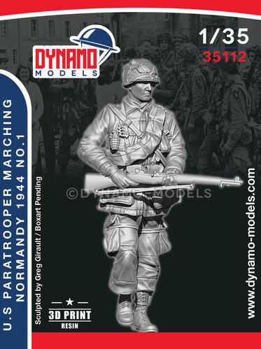 Dynamo-Models 35112 US Paratrooper ‘’Rifleman’’ Marching (Normandy 1944) No.1