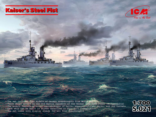 ICM S021 Kaiser’s Steel Fist - Includes 4 kits