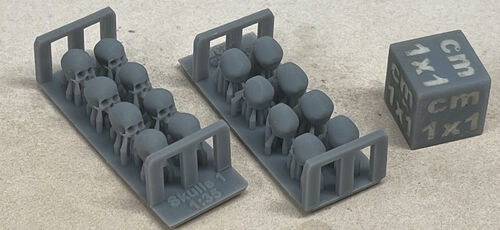 EMP3D 35990102 Czaszki bez żuchwy (8 sztuk)