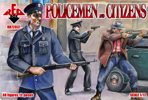 Red Box 72037 Policemen and citizens