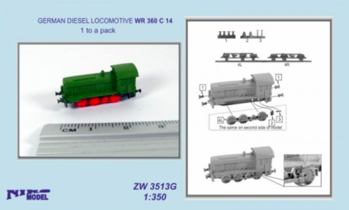 NIKO MODEL ZW3513G German Diesel Locomotive WR 360 C 14 1 to a pack
