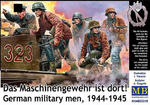 Master Box 35218 Das Maschinengewehr ist dort! German military men, 1944-1945