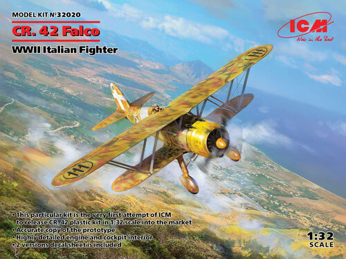 ICM 32020 CR. 42 Falco, WWII Italian Fighter