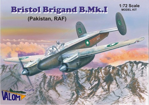 Valom 72081 Bristol Brigand B.Mk.I (Pakistan, RAF) British light and fast bomber