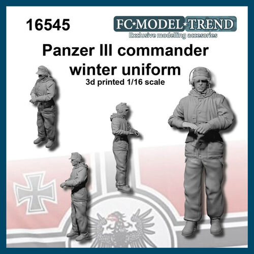 FC ModelTrend 16545 Panzer III Commander Winter Uniform