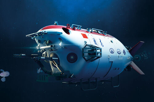 Trumpeter 07331 7000-Meter Manned Submersible Jiao Long