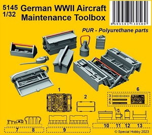 CMK K5145 German WWII Aircraft Maintenance Toolbox