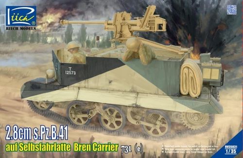 Riich.Models RV35031 2,8 cm s.Pz.B.41 auf Selbstfahrlafette Bren Carrier