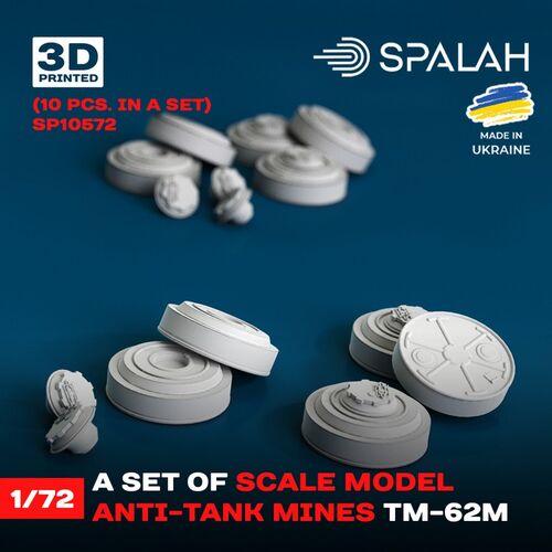 Spalah 10572 Anti-tank Mines TM-62M (10 pcs / 3D-Printed)