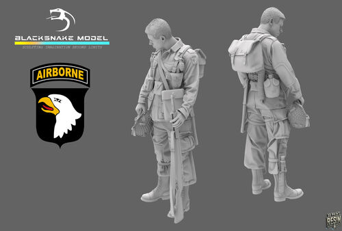 BlackSnake Model ST-02 US WWII 101st Airborne - Soldier 2 (1 figure)