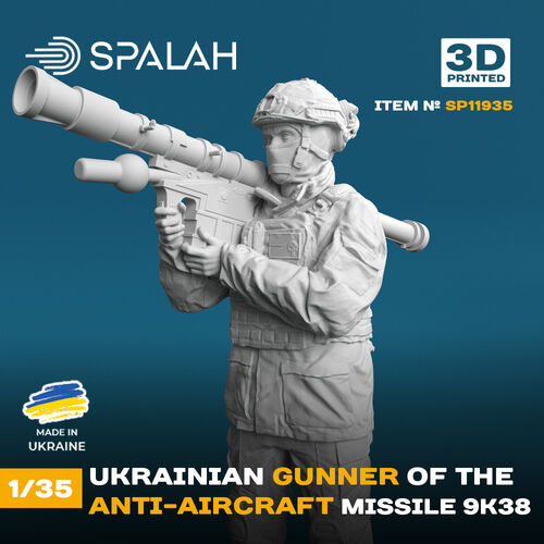 Spalah 11935 Ukrainian Anti-Aircraft Gunner Of The Anti-Aircraft Missile System 9K38 (1pc)