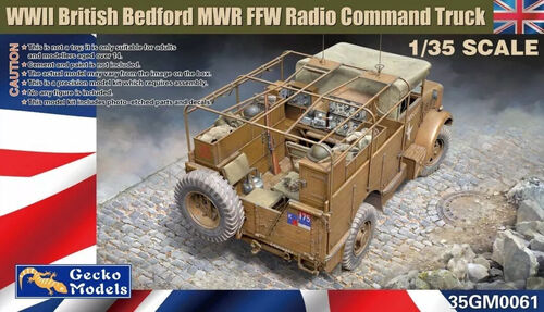 Gecko Models 35GM0061 WWII British Bedford MWR FFW Radio Command Truck
