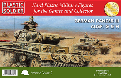 The Plastic Soldier Company WW2V20010 German Pz.Kpfw.III Ausf.G/H