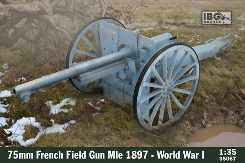 IBG 35067 75mm French Field Gun Mle 1897 - World War I