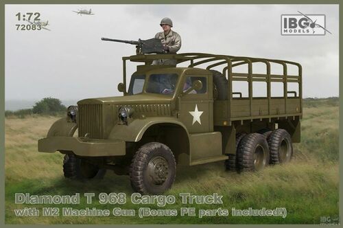 IBG 72083 Diamond T 968 Cargo Truck with M2 Machine Gun (Bonus PE parts included!)