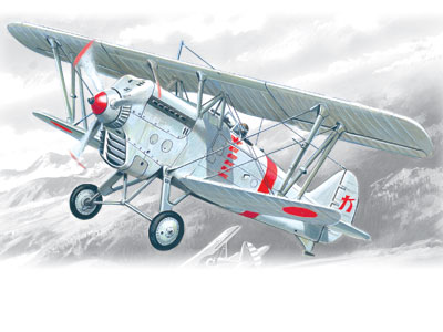 ICM 72311 Ki-10-11 Japan Army Fighter-Biplane