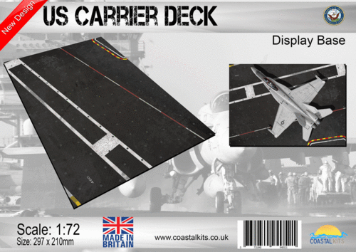 Coastal kits S110-72 1:72 Scale US Carrier Deck 297 x 210mm