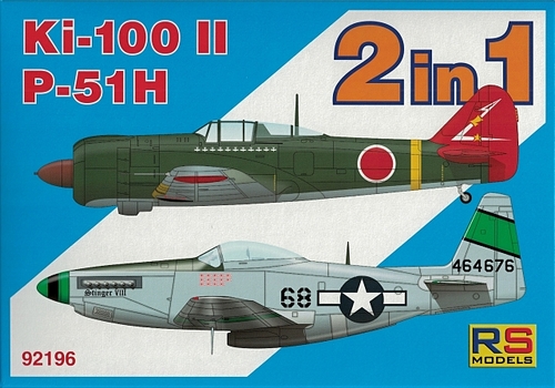 RS Models 92196 Ki 100 II/P-51H "2 in 1"