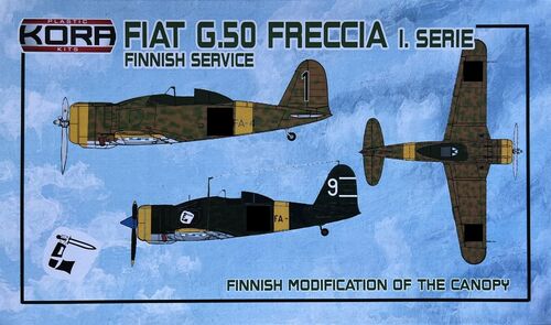 Kora Models KPK72162 Fiat G.50 Freccia Finnish Service (Finnish Modification Of The Canopy)