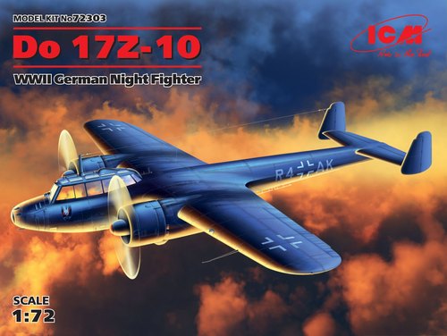 ICM 72303 Do 17Z-10, WWII German Night Fighter (100% new molds)