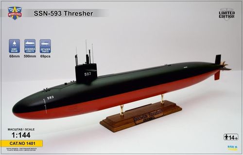 Modelsvit 1401 USS "Thresher" SSN-593 Submarine
