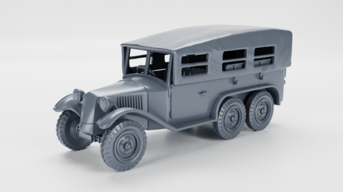EMP3D 72011421 Samochód Tatra T-72 - z dachem