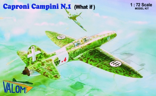 Valom 72086 Caproni Campini N1 Italian jet aircraft in "What if" marking