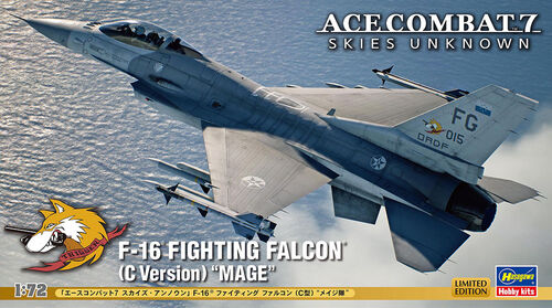 Hasegawa SP610 Ace Combat 7 Skies Unknown F-16 Fighting Falcon (C Version) 'Mage'