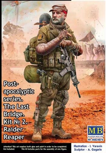 Master Box 24074 Post-apocalyptic series. The Last Bridge. Kit No 2. Raider Reaper