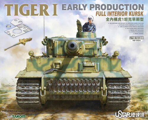 U-Star NO-006 Tiger I Early Production (Full Interior) Kursk