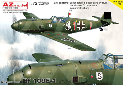 AZ-Model 7697 Messerschmitt Bf 109E-1 "JG.26"