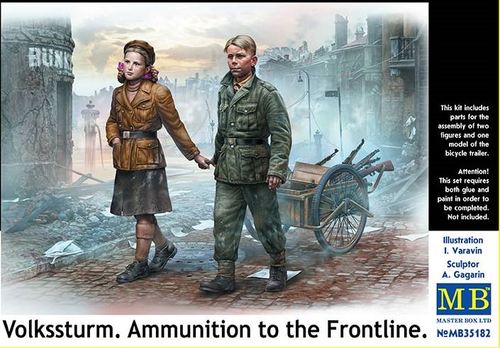 Master Box 35182 Volkssturm. Ammunition to the Frontline