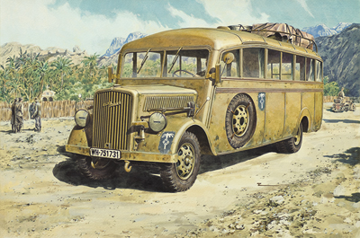 Roden 721 Opel Blitz Omnibus (model W.39 Ludewig-built, late)