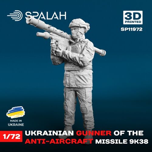 Spalah 11972 Ukrainian Anti-aircraft Gunner of the Anti-aircraft Missile System 9K38 (1 Figure / 3D-Printed)