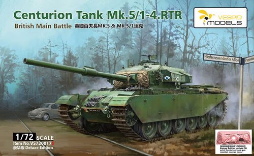 Vespid Models 720017S Centurion Tank Mk.5 / 1-4.RTR (Deluxe Edition)