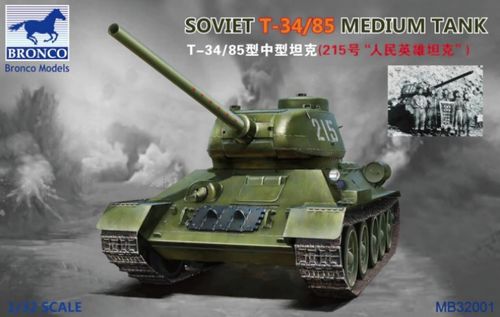 Bronco MB32001 Soviet T-34/85 Medium Tank