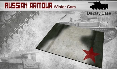 Coastal kits AFV301-72 Small Russian Armour Winter Cam Display Base 148 x 105mm