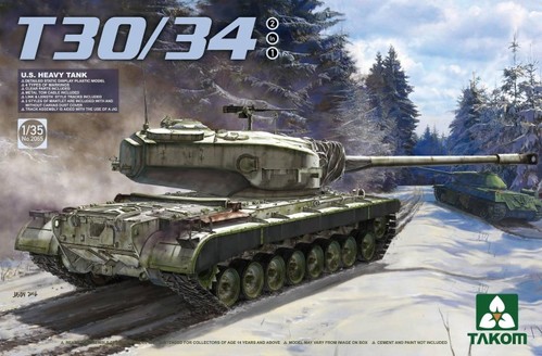 Takom 2065 U.S Heavy Tank T30/34 2 in 1