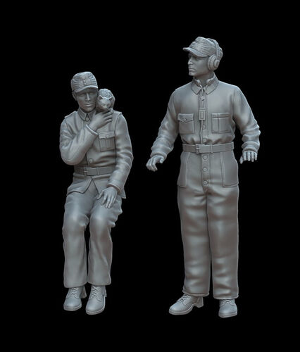 White Stork Miniatures F72096 WWII Finnish Tankers