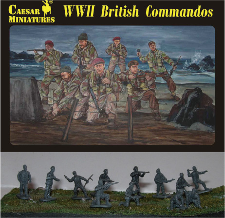 Caesar Miniatures H073 WW2 British Commandos