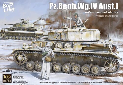 Border Model BT006 Pz.Beob.Wg.IV Ausf.J w/Commander & Infantry
