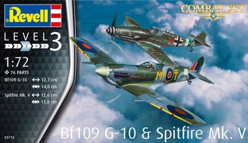 Revell 03710 Bf109G-10 & Spitfire Mk.V - Combat Set