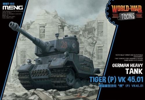 Meng Model WWT015 Tiger (P) VK 45.01 - World War Toons