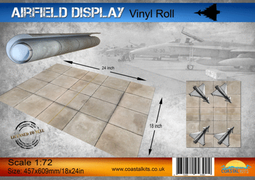 Coastal kits VR001-72 1:72 Vinyl Airfield Display Roll 457 x 609mm