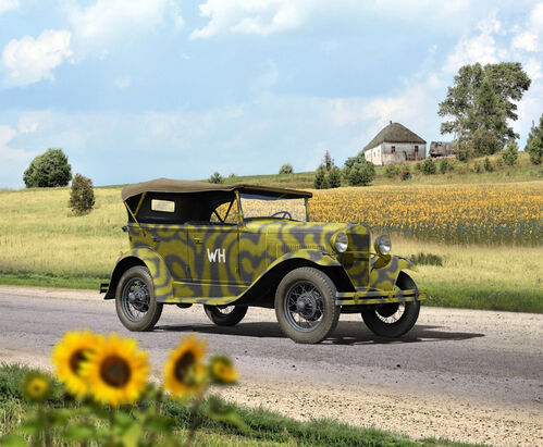 ICM 24053 GAZ-A in German Service