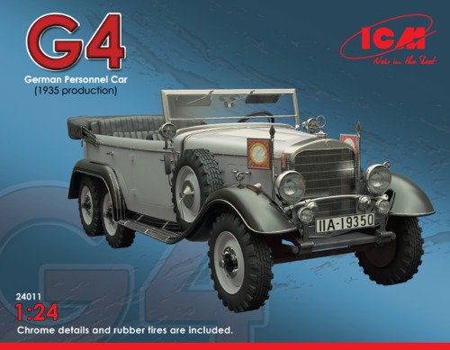 ICM 24011 Typ G4 (1935 production), WWII German Personnel Car